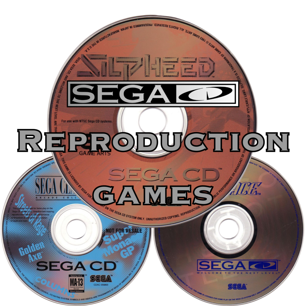 Sega CD Reproduction Games (No reproduction box/manual) | SEGA REPLAY